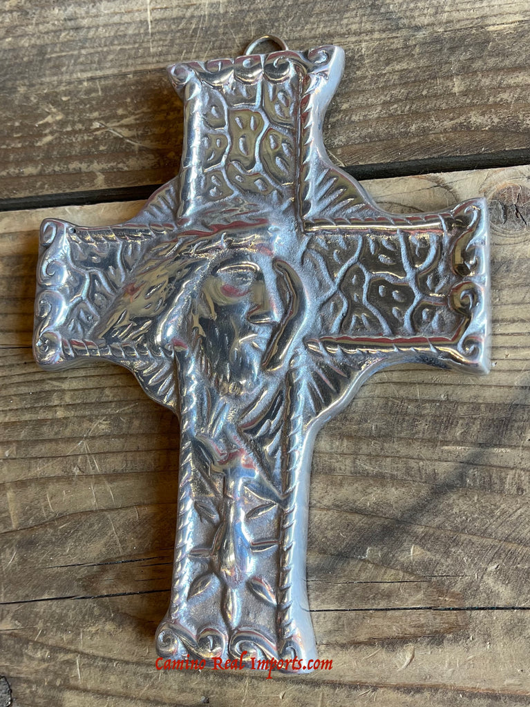 Wall Hanging Pewter Cross Decor MCP001 – Camino Real Imports