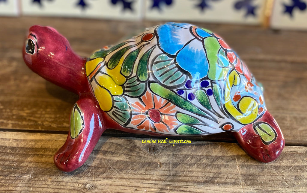 TALAVERA WALL DECOR FROG 12" HAND PAINTED MADE IN MEXICO – Camino Real ...
