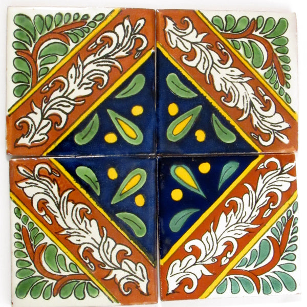 Mexican Tile 4" T4001 – Camino Real Imports