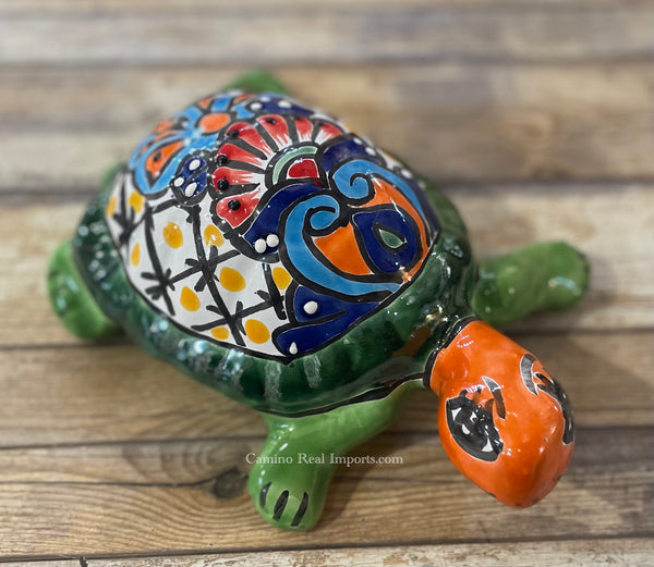 Talavera Wall Decor Turtle 8" Hand Painted – Camino Real Imports