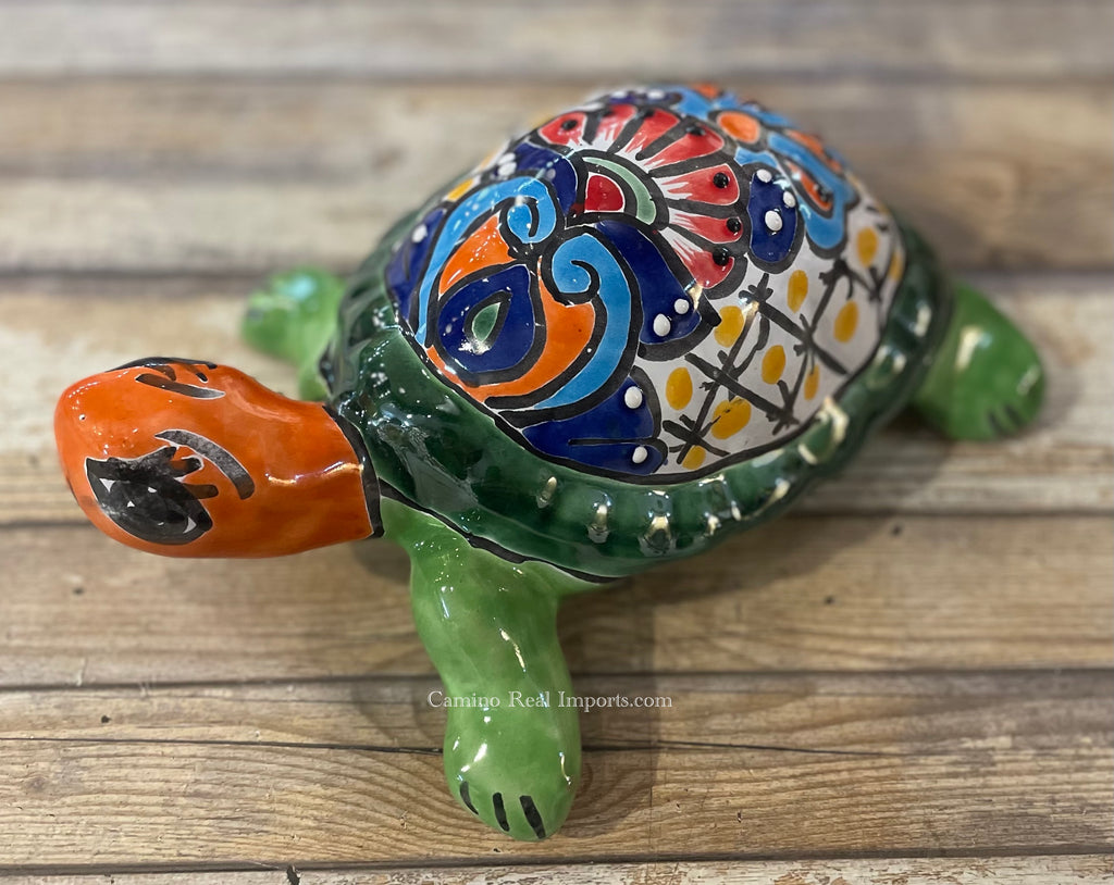 Talavera Wall Decor Turtle 8" Hand Painted – Camino Real Imports