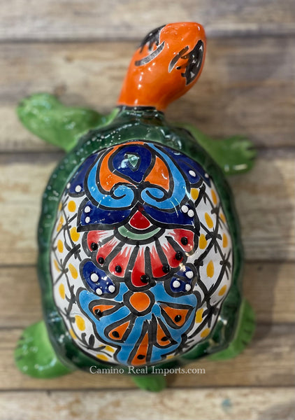 Talavera Wall Decor Turtle 8" Hand Painted – Camino Real Imports
