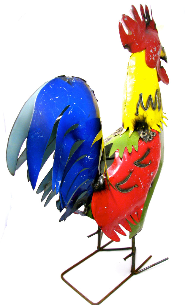 Rustic Metal Golden Rooster 27" Tall Garden Decor MTRR27001 – Camino ...