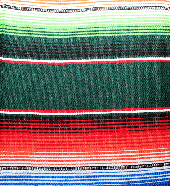 MEXICAN BLANKET LG 4' X 6.5' HAND WOVEN Sarape Zarape – Camino Real Imports